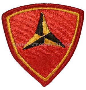 MARINE CORPS SHOULDER PATCH 3RD DIVISION COLOUR