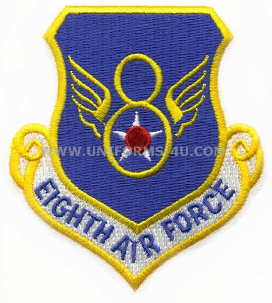 8TH AIR FORCE COMMAND FULL COLOR PATCH